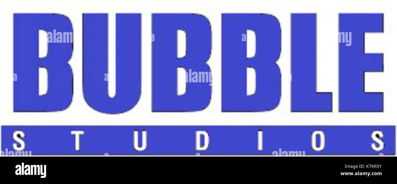 The logo of Bubble Studios, representing a creative studio involved in design, media production ...
