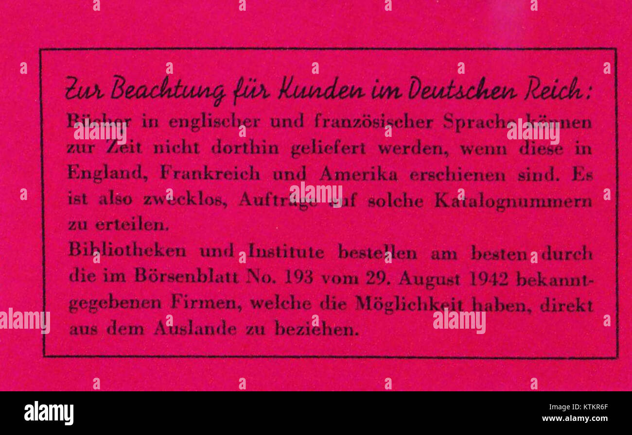 German book censorship hi-res stock photography and images - Alamy