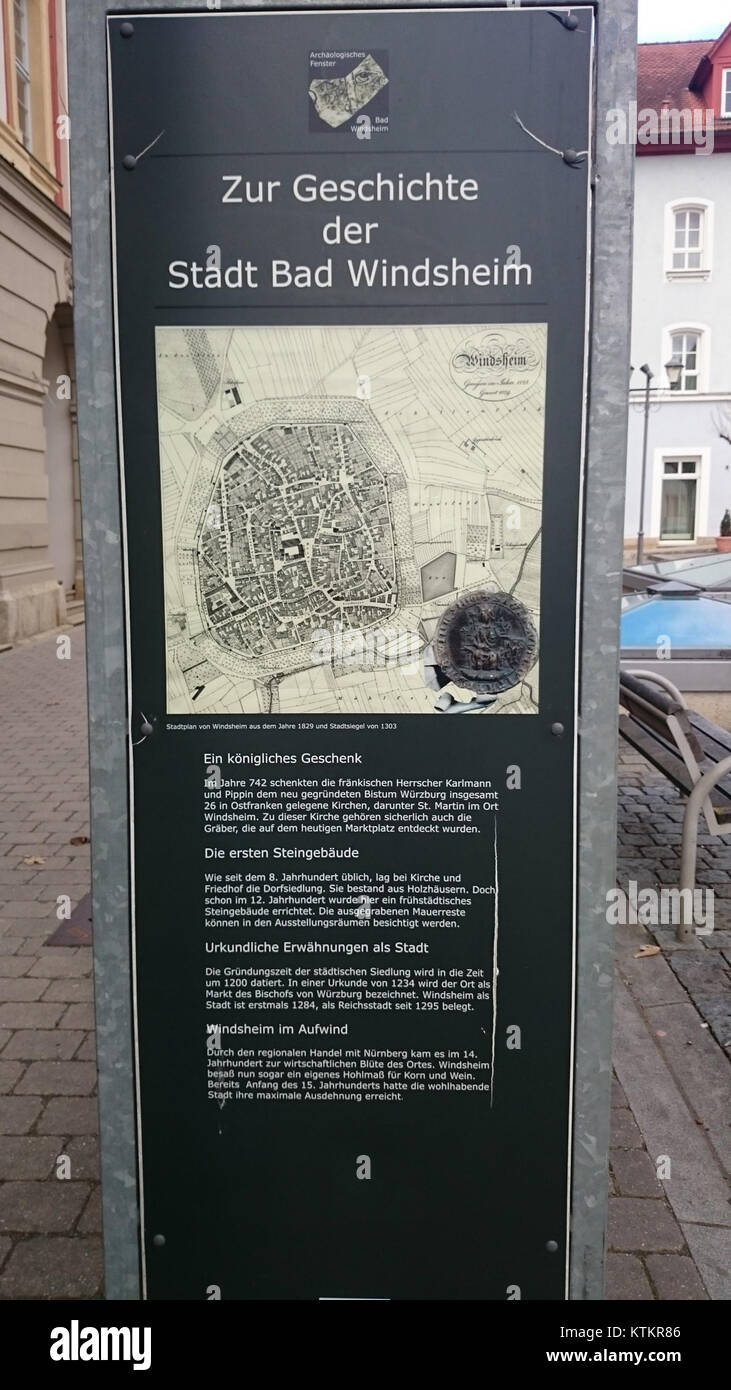 Bad Windsheim, located in Germany, is a town known for its preserved ...