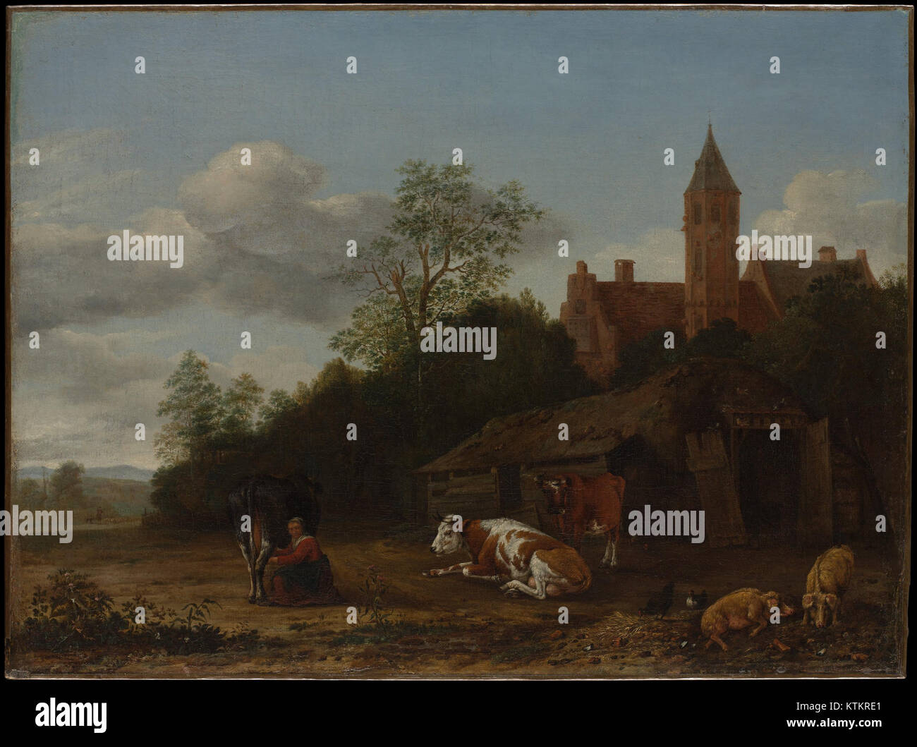 Barnyard illustration hi-res stock photography and images - Alamy