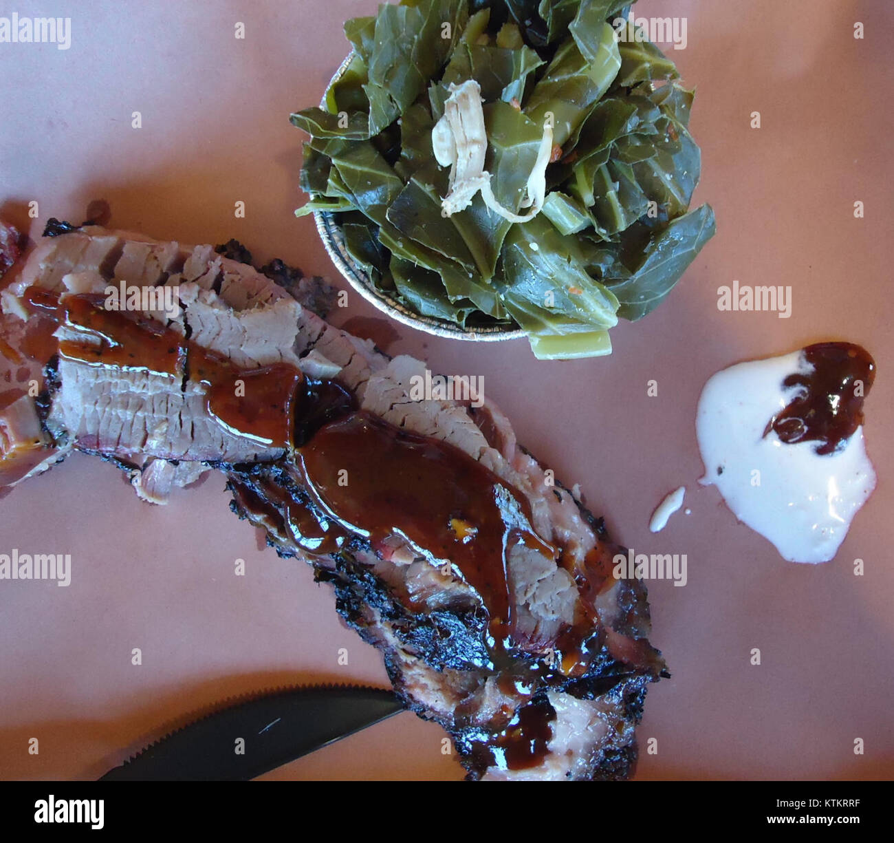 This meal features classic American barbecue, including tender barbecue ...