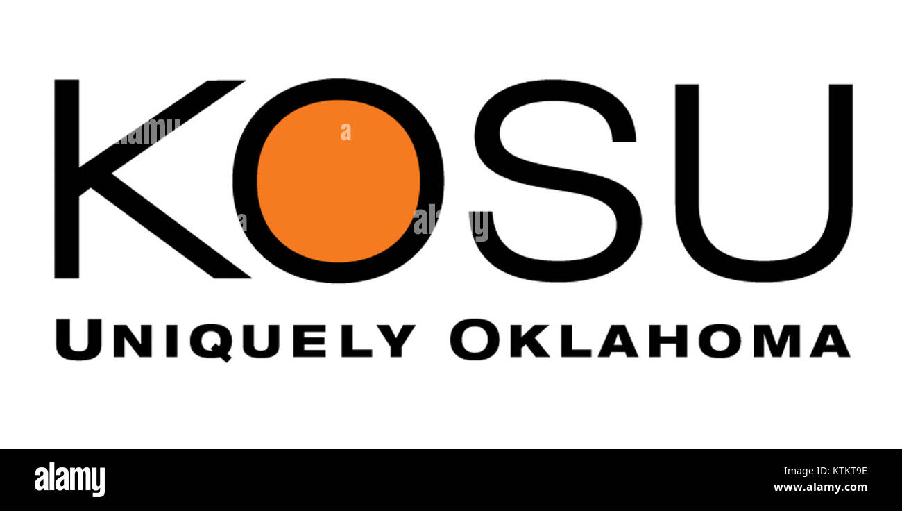 The logo of KOSU, a public radio station, as of January 2015 ...