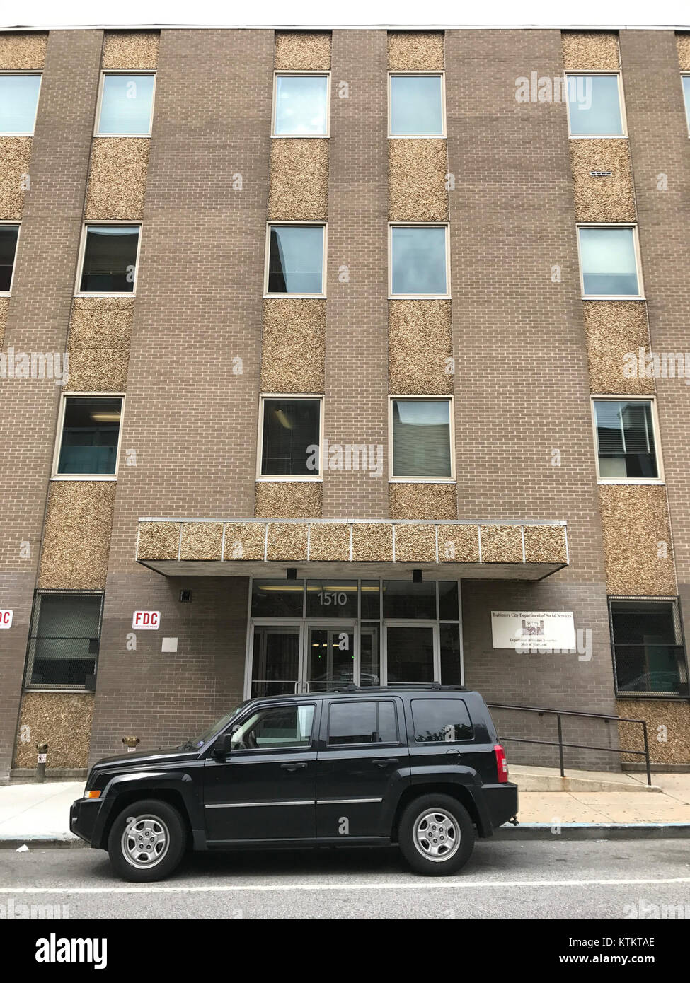 The Baltimore City Department of Social Services at 1510 Guilford ...