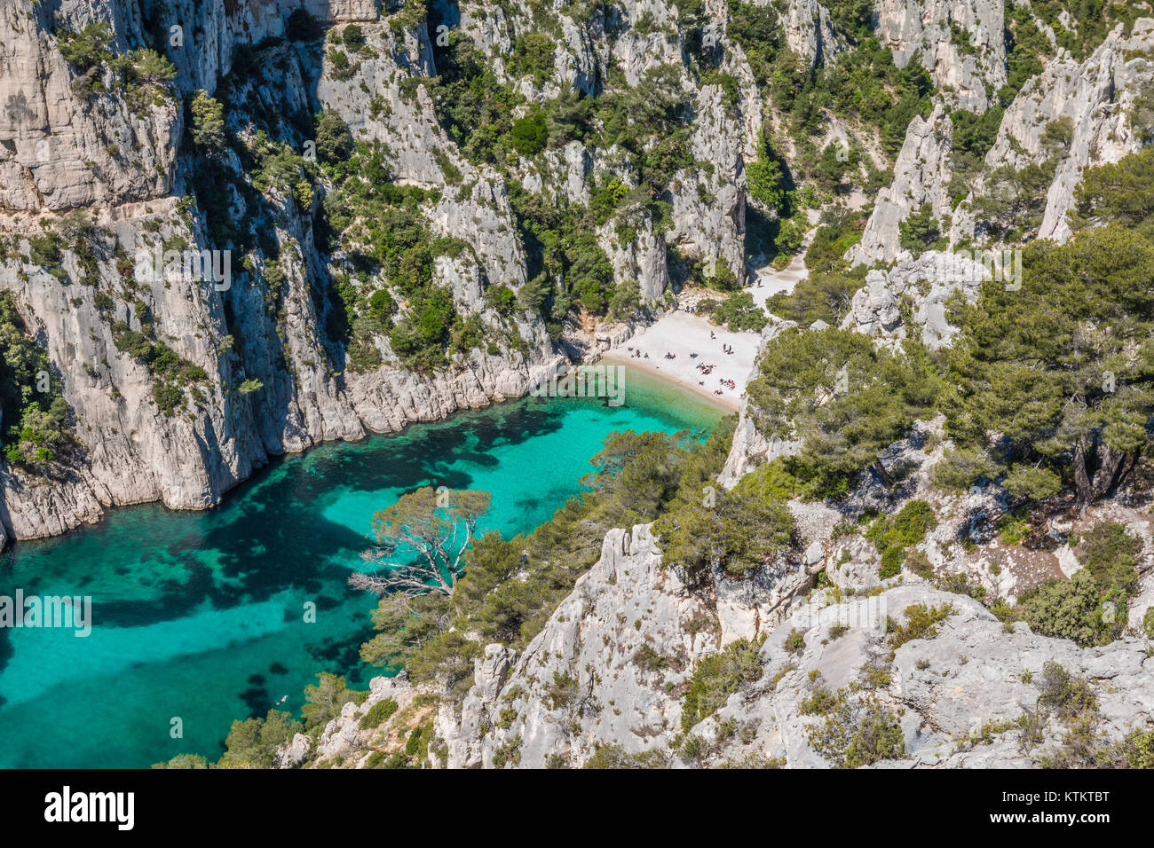 View of Calanques Stock Photo - Alamy