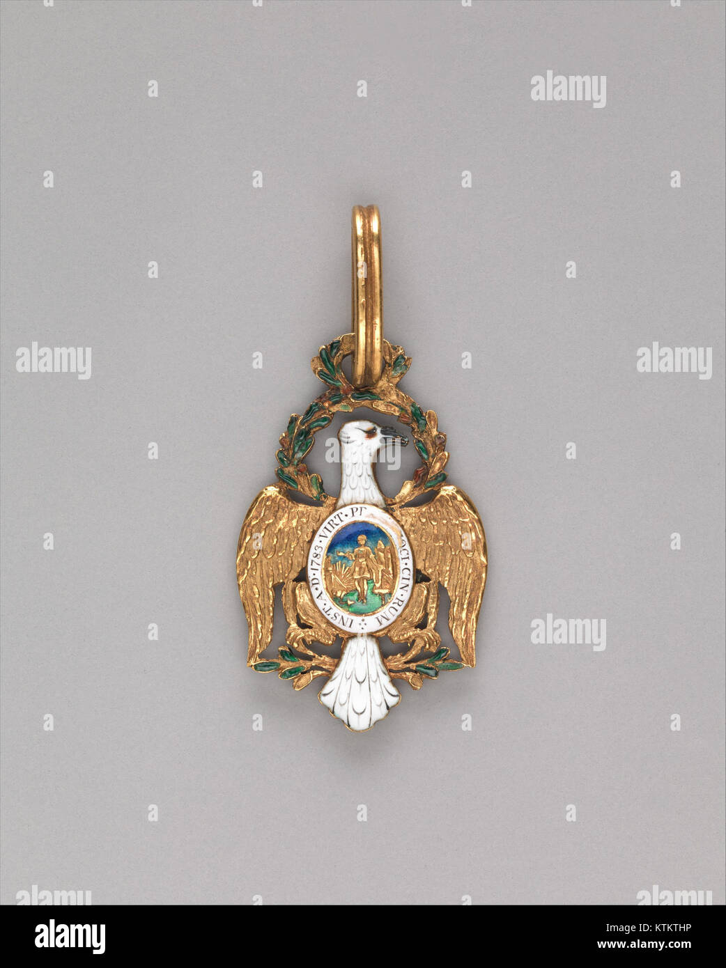 The Badge of the Cincinnati Medal is a historic emblem representing the ...