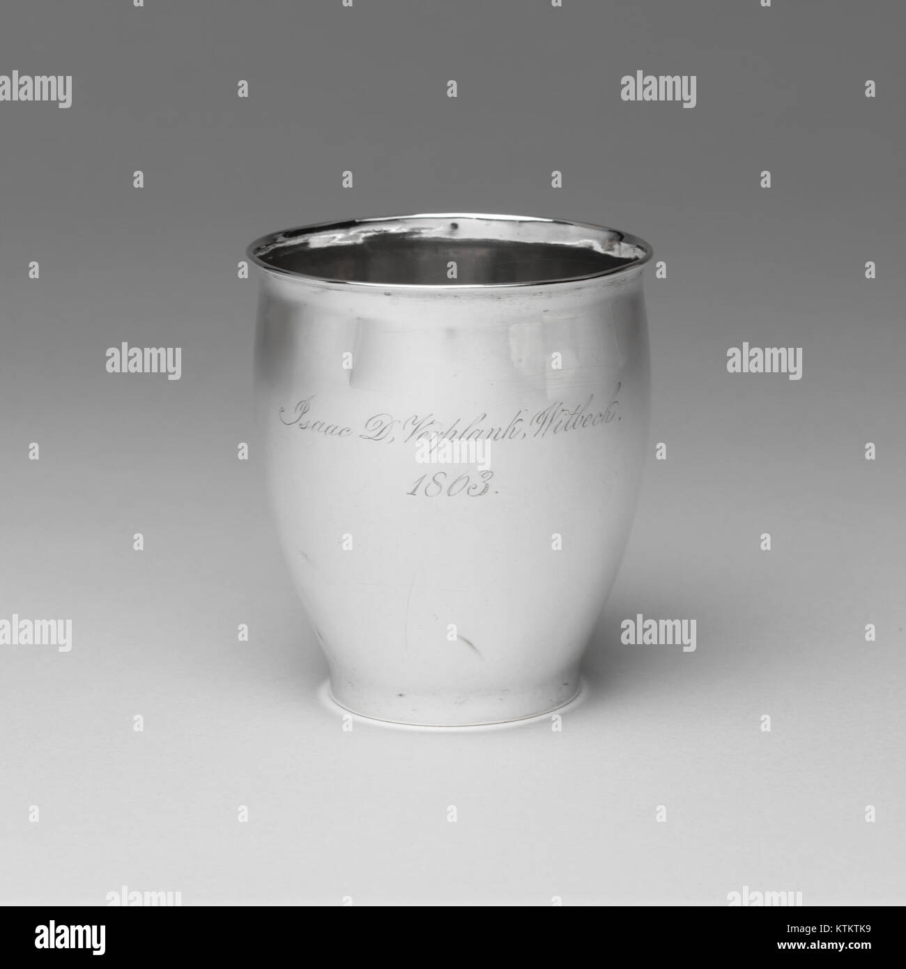 This beaker, cataloged in the Metropolitan Museum of Art (MET ...