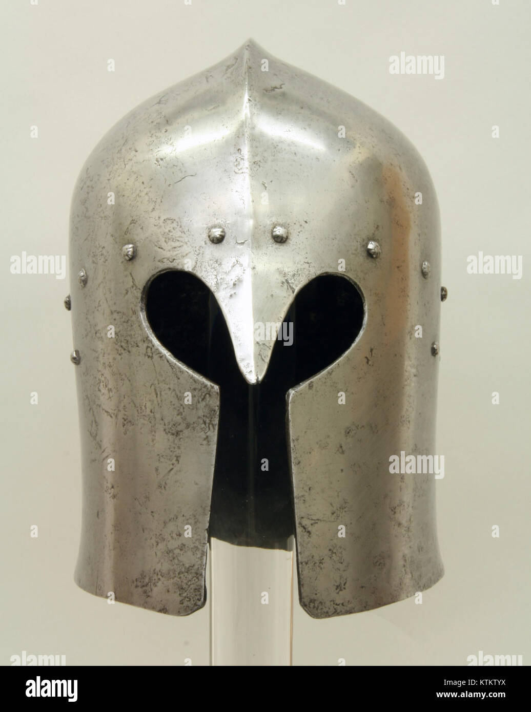 This barbute helmet, part of the Metropolitan Museum of Art's ...