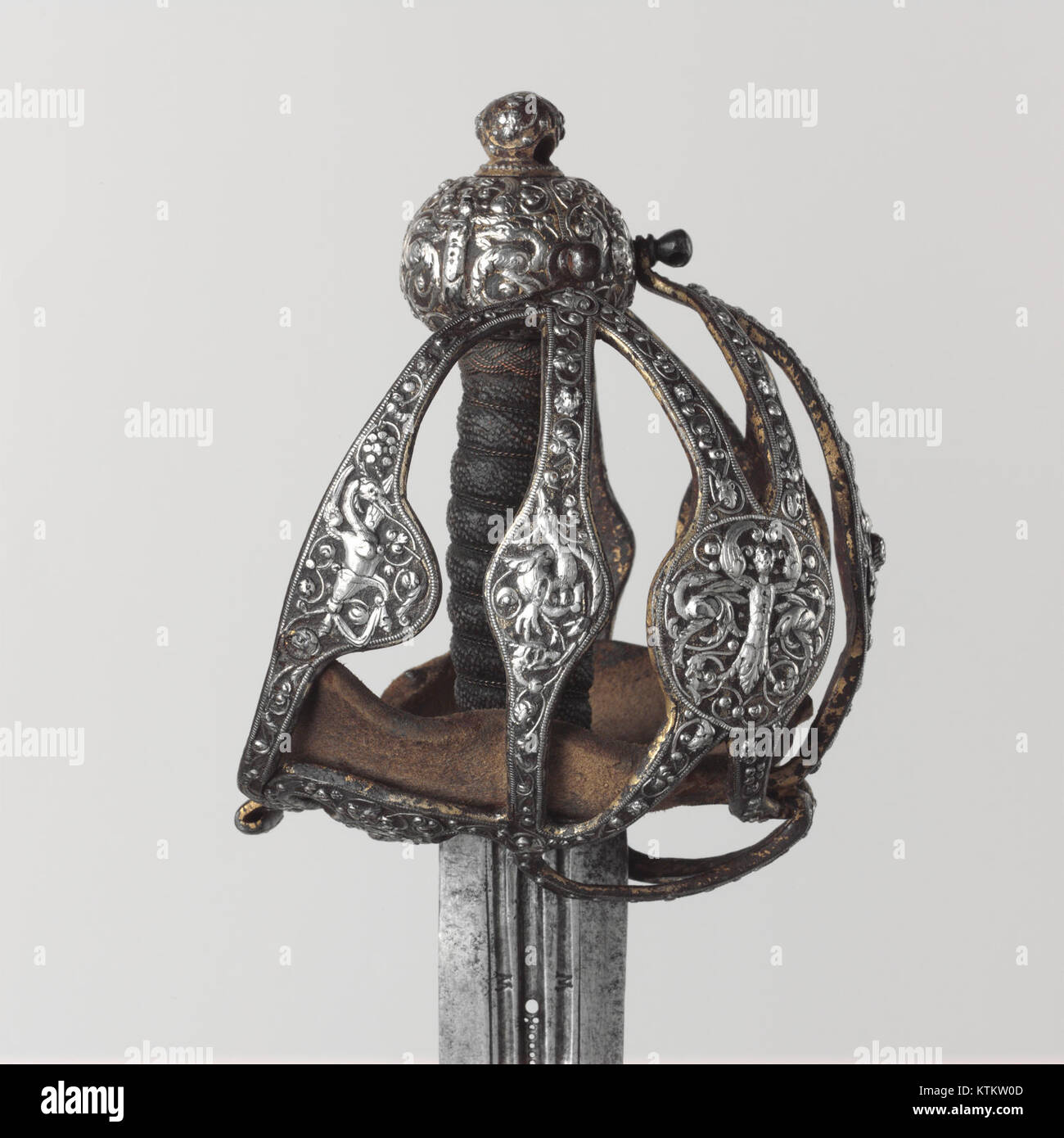 Basket-hilted sword from the 17th century, part of the Metropolitan ...