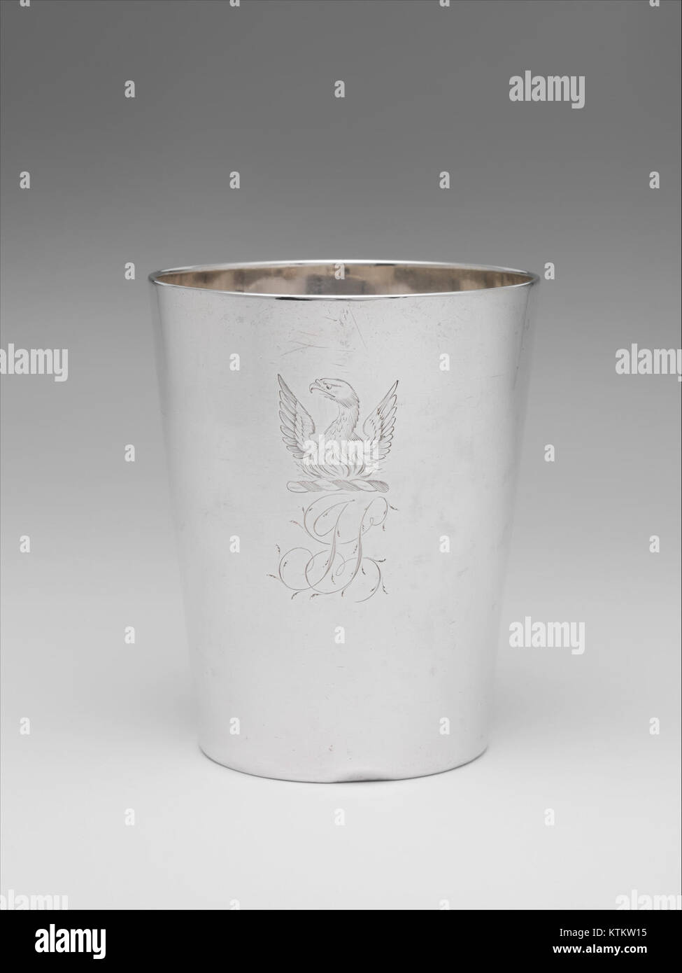 A Roman beaker from the 1st century CE, featuring intricate designs and ...