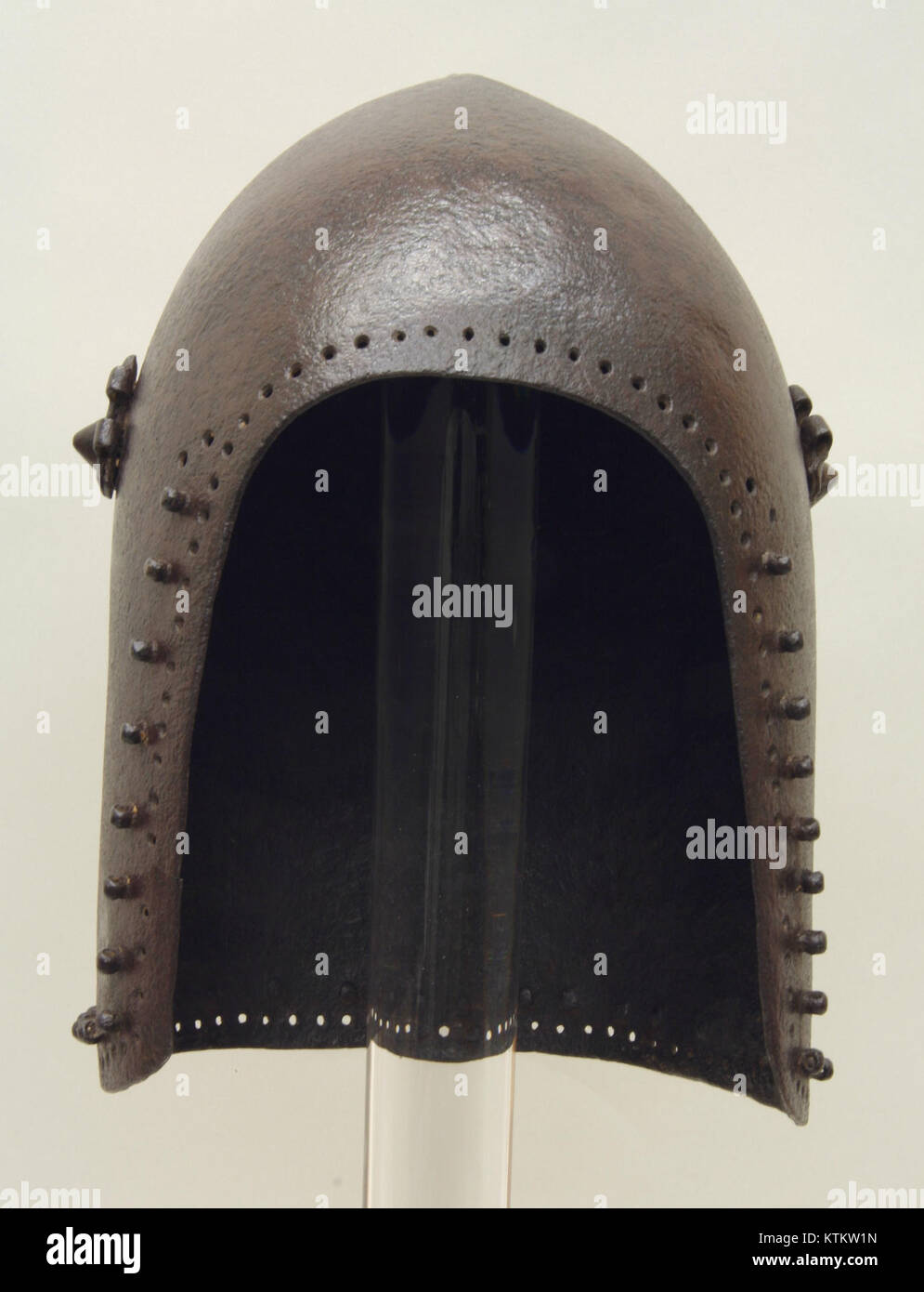 This bascinet, part of the MET collection, is a type of medieval helmet ...