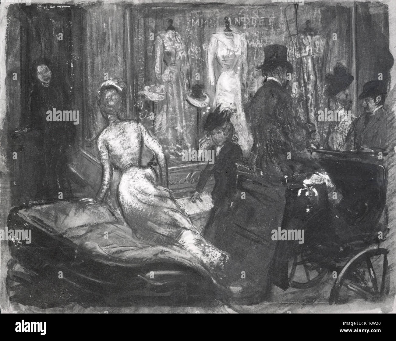 Photograph of a milliner's workspace, taken at the Metropolitan Museum ...