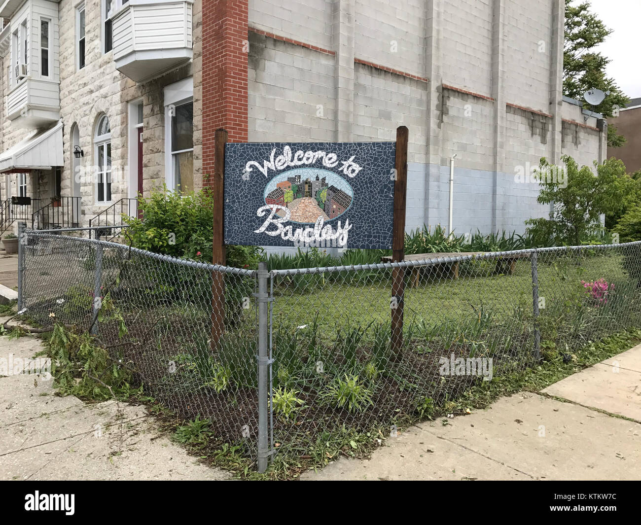 This title references a vacant lot located at 2301 Barclay Street ...