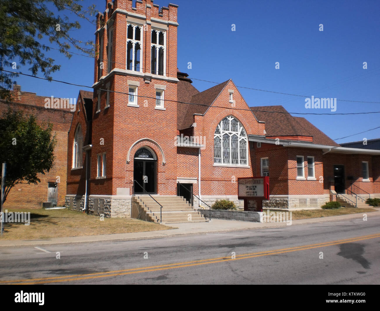 The Baptist Church in Montpelier, Indiana, is a notable religious ...