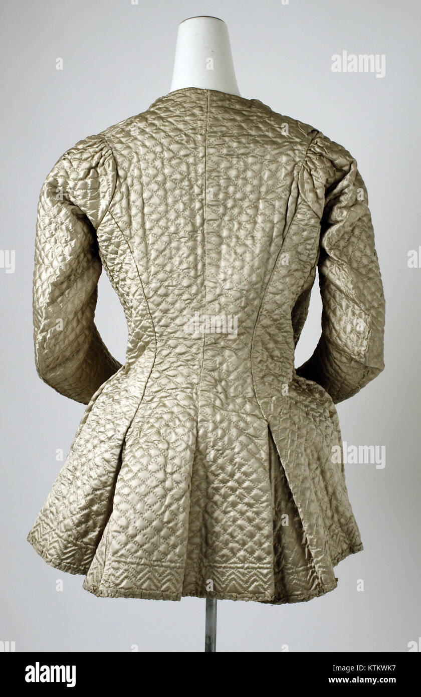 The Bed Jacket, dated from the 19th century, is a decorative garment ...