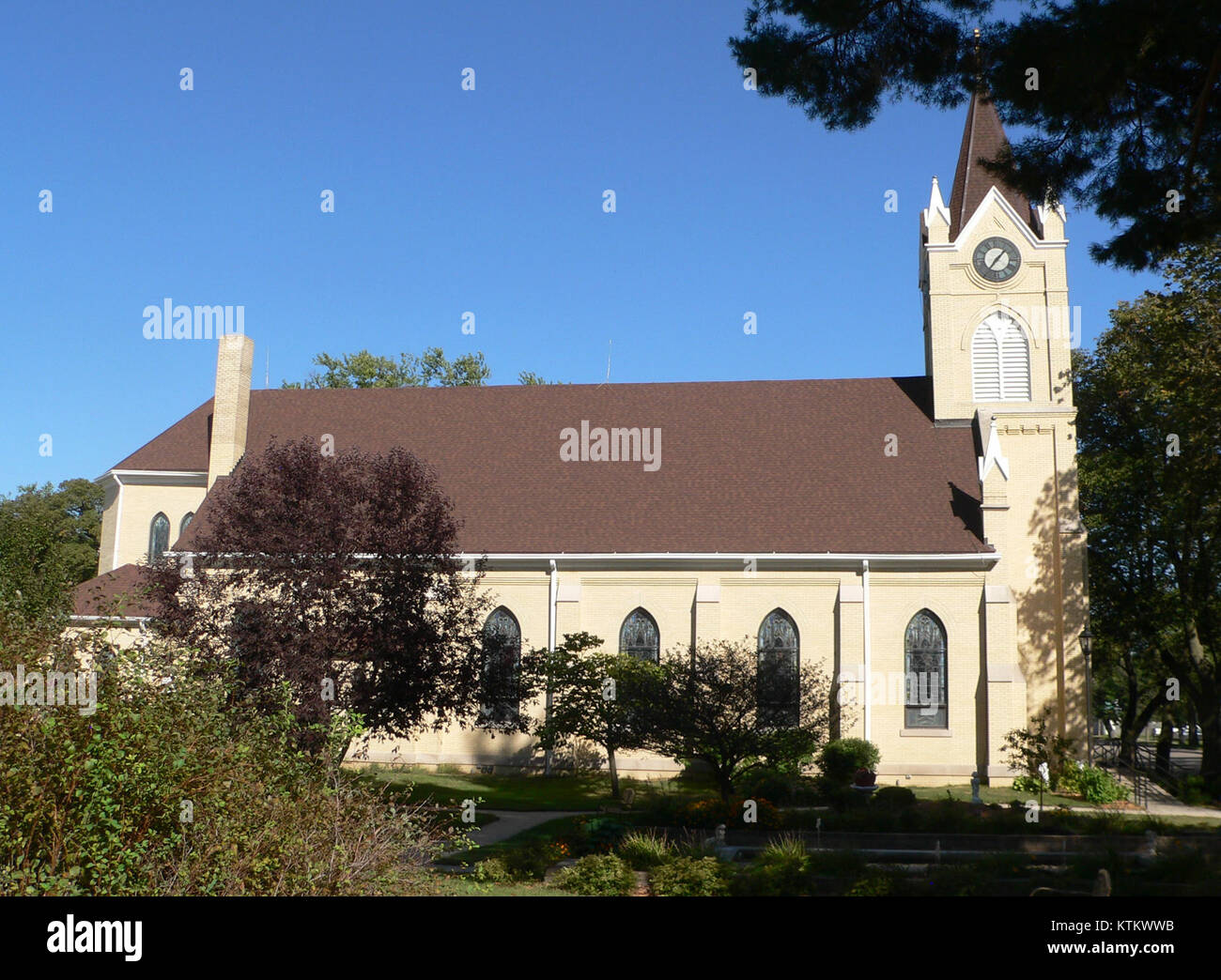 Assumption Church in Dwight, Nebraska, is a notable example of early ...