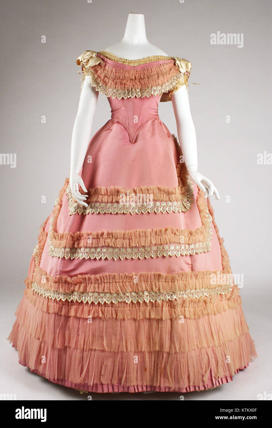 This elegant ball gown, part of the MET collection, is a fine example ...