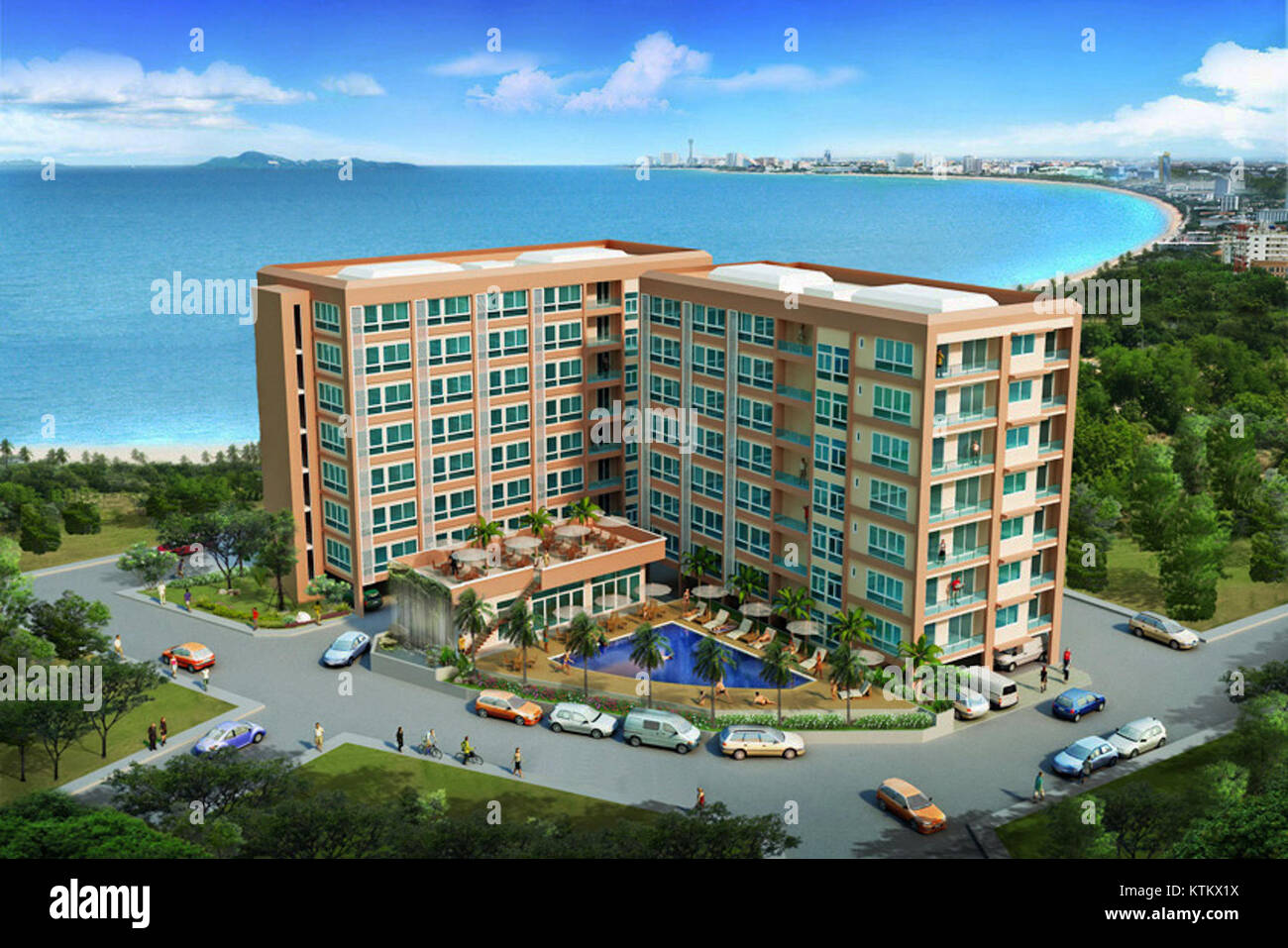 Tropical beachfront housing hi-res stock photography and images - Alamy