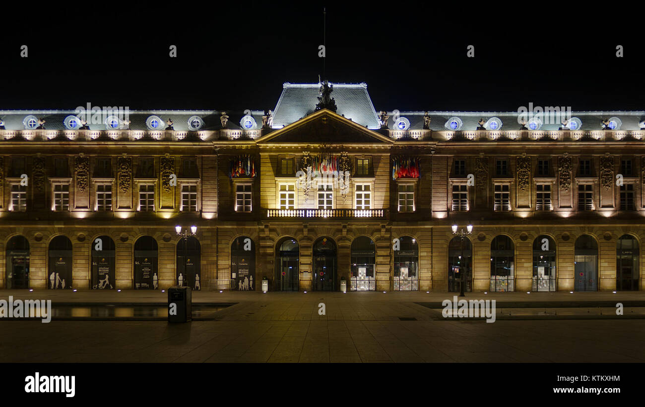 Aubette Nuit is a striking night scene capturing the illuminated ...