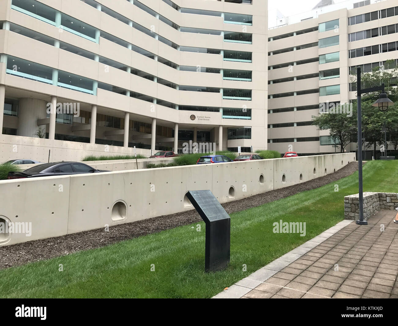 The Baltimore Federal, a 1978 sculpture by George Sugarman, stands at ...