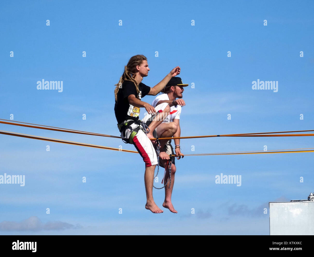 The Bdg Slackline Games, held on June 16-18, 2017, showcased athletes ...