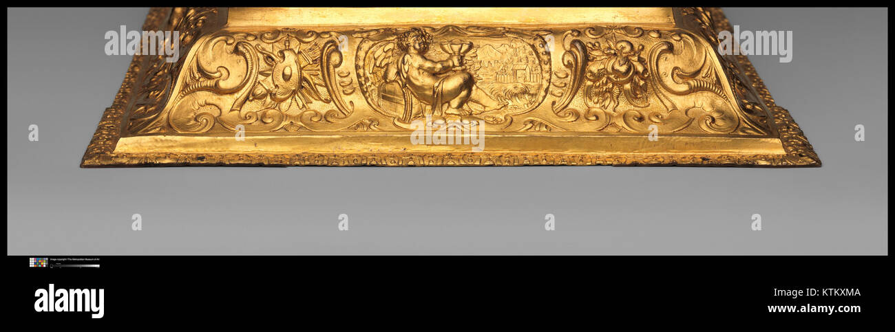 This astronomical table clock from the 18th century features intricate ...