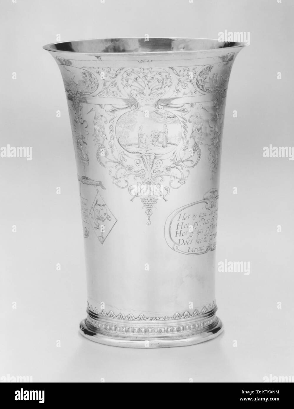 This beaker, cataloged by the Metropolitan Museum of Art (MET) with the ...