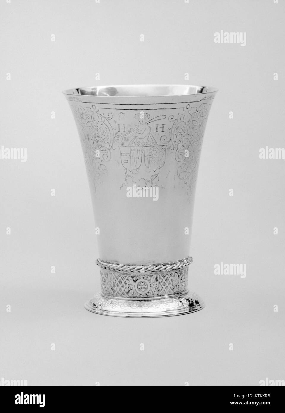 This beaker, part of the MET collection, dates back to an unknown time ...