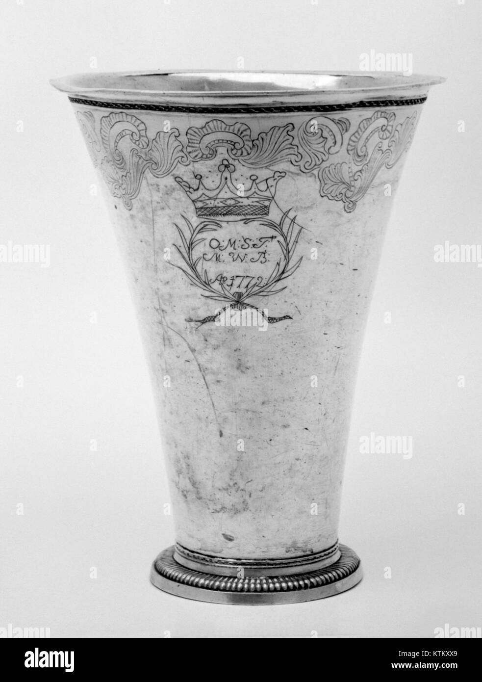 The Beaker, cataloged as MET 97078, is an ancient ceramic vessel housed ...