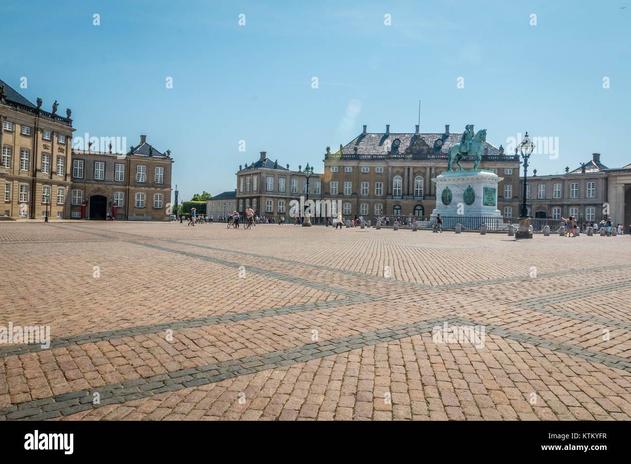 Old square in Copenhagen Stock Photo - Alamy