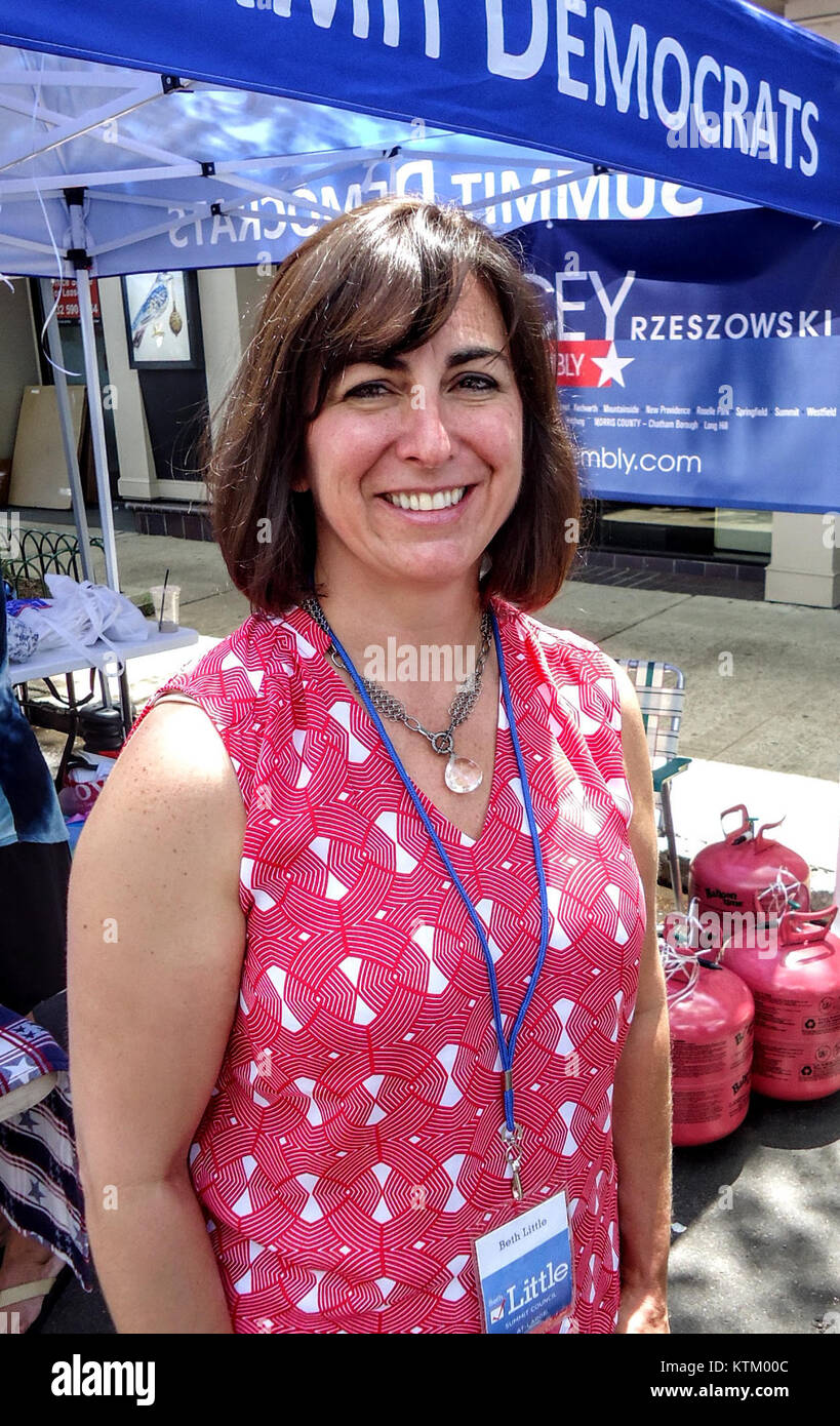 Beth Little running for the Council of Summit New Jersey in 2017 Stock ...