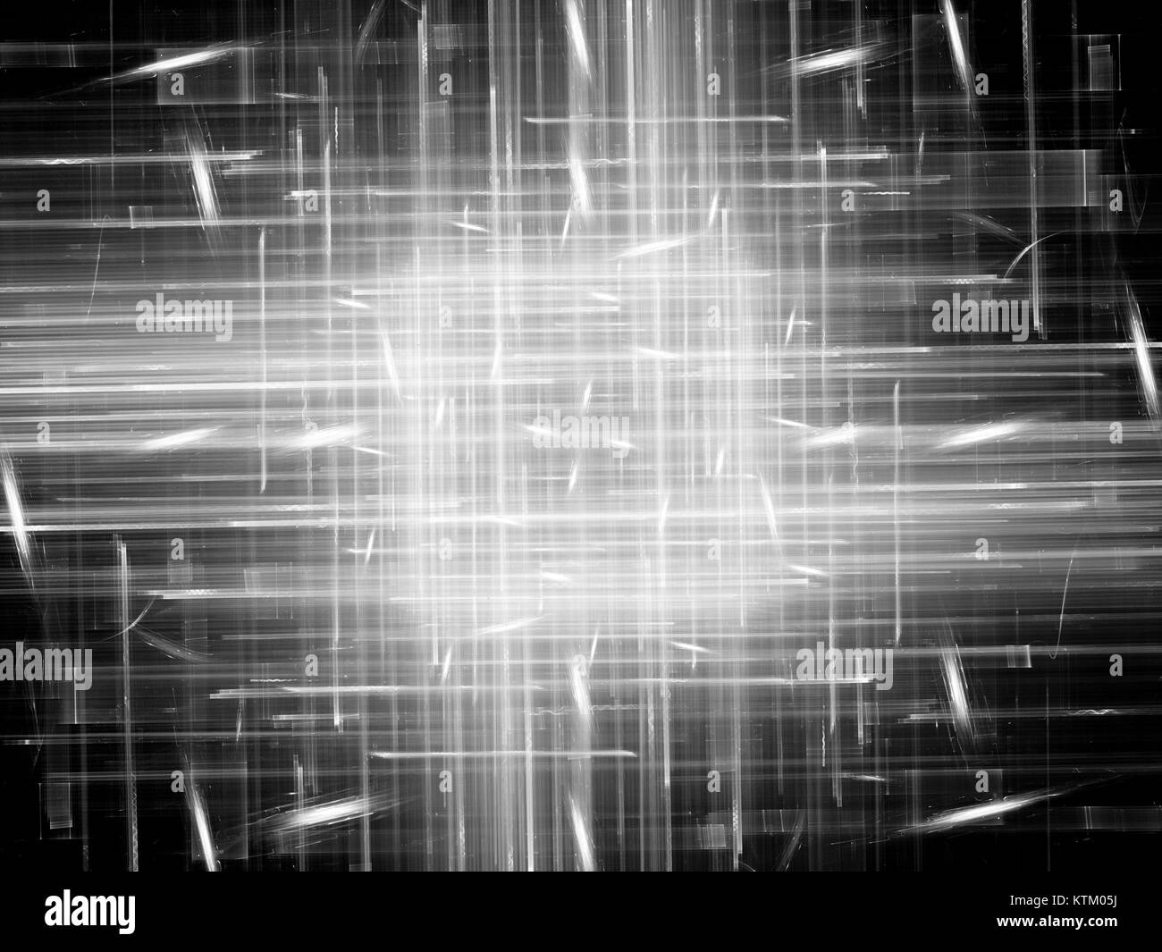 Glowing futuristic cpu texture, black and white, computer generated abstract background, 3D ...
