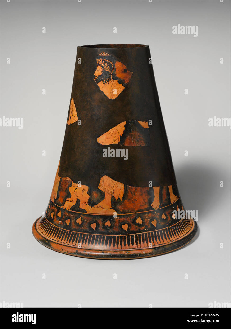 This terracotta lebes gamikos, a type of ancient Greek jar associated ...