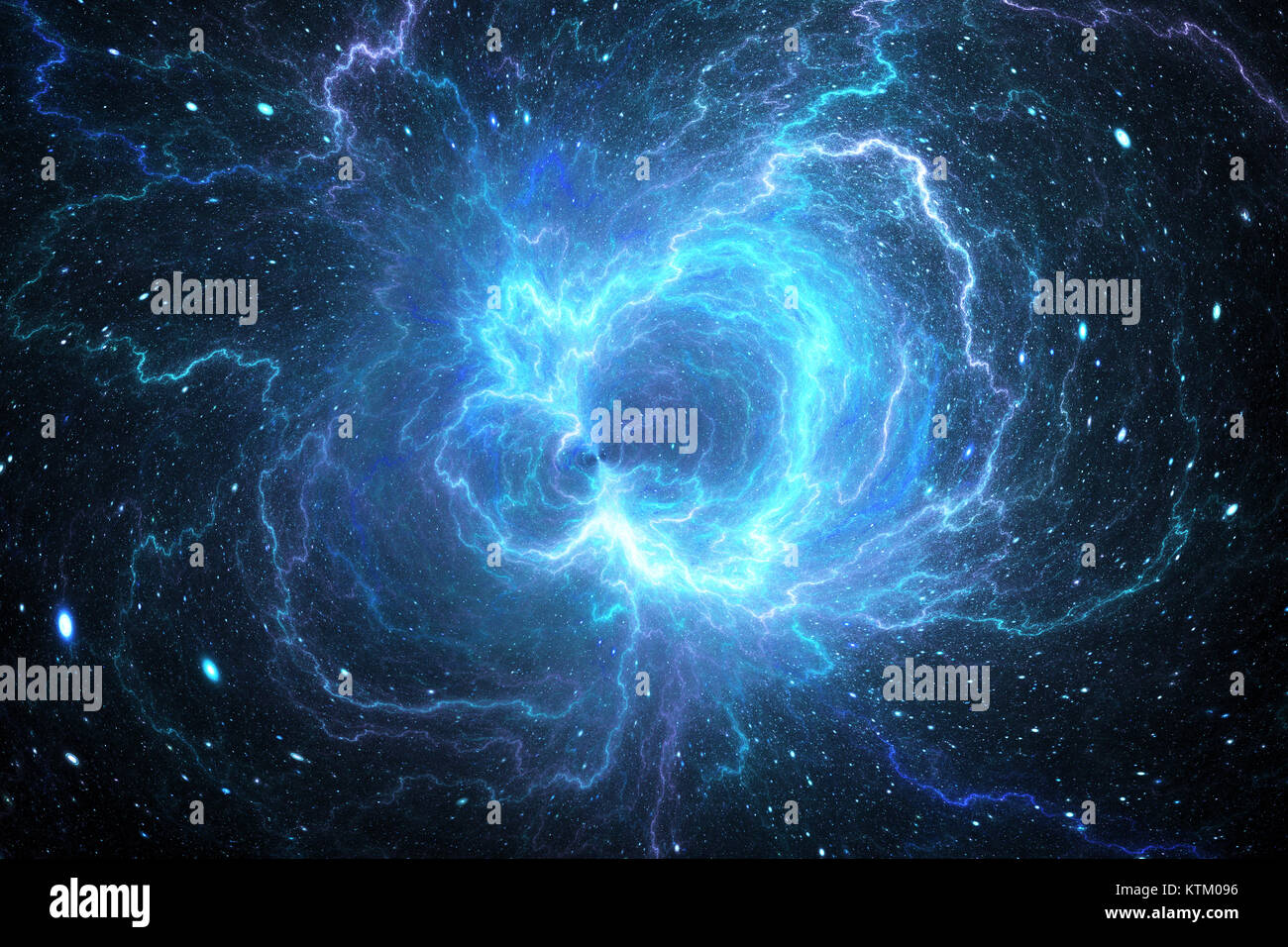 Blue lightning flash background hi-res stock photography and images - Alamy