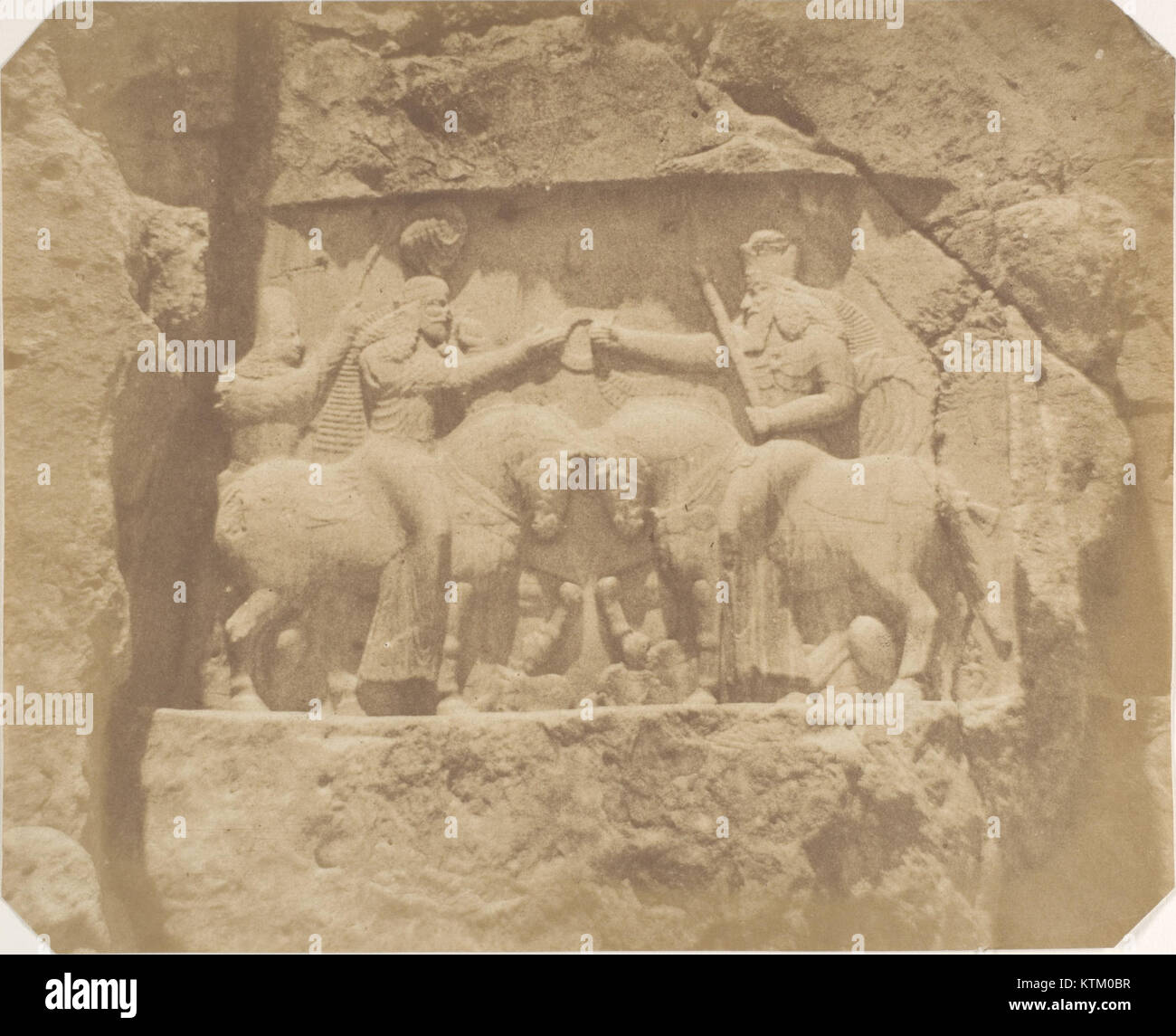 This is an image of the 'Bassirilieve a Maksci Reste,' a sculpture held ...