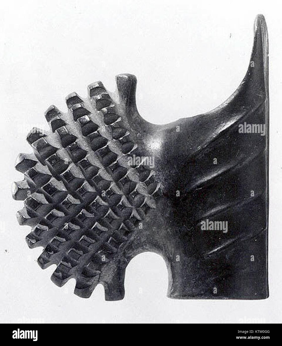 An axe or mace head from ancient times, currently housed in the ...