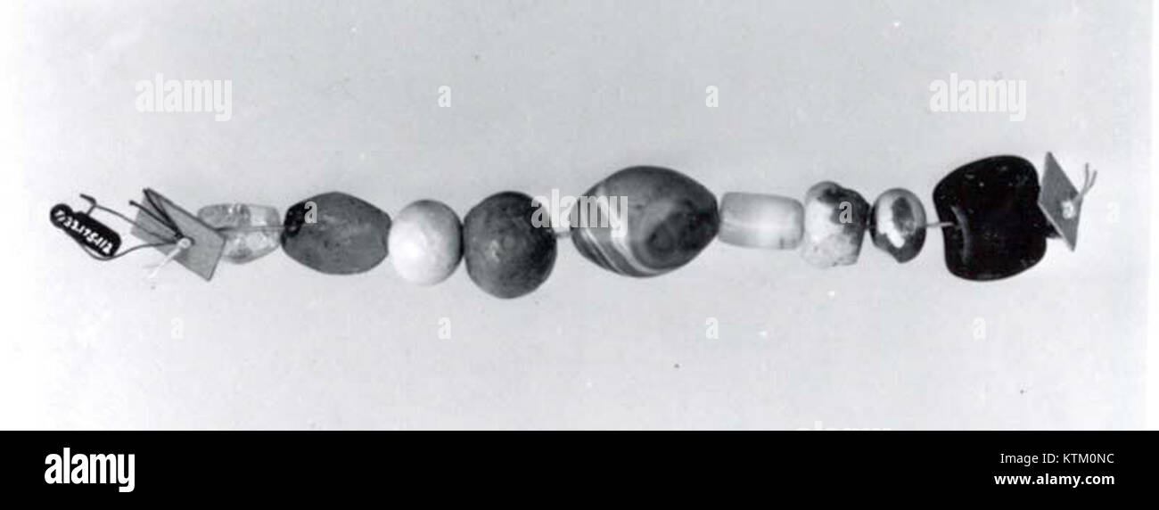 This bead necklace, part of the collection at the Metropolitan Museum ...