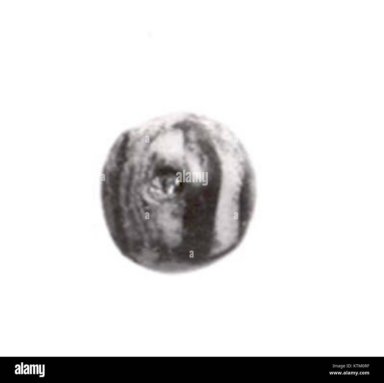 A decorative bead from the collection at the Metropolitan Museum of Art ...