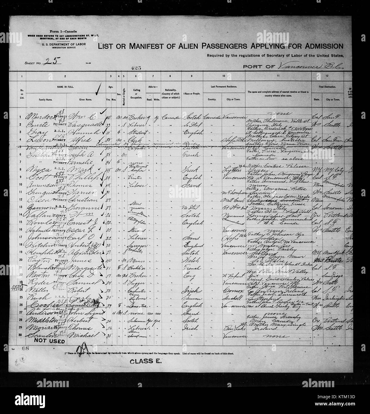 Ernest Joseph Rowley arrived in the United States in 1914 to visit his ...