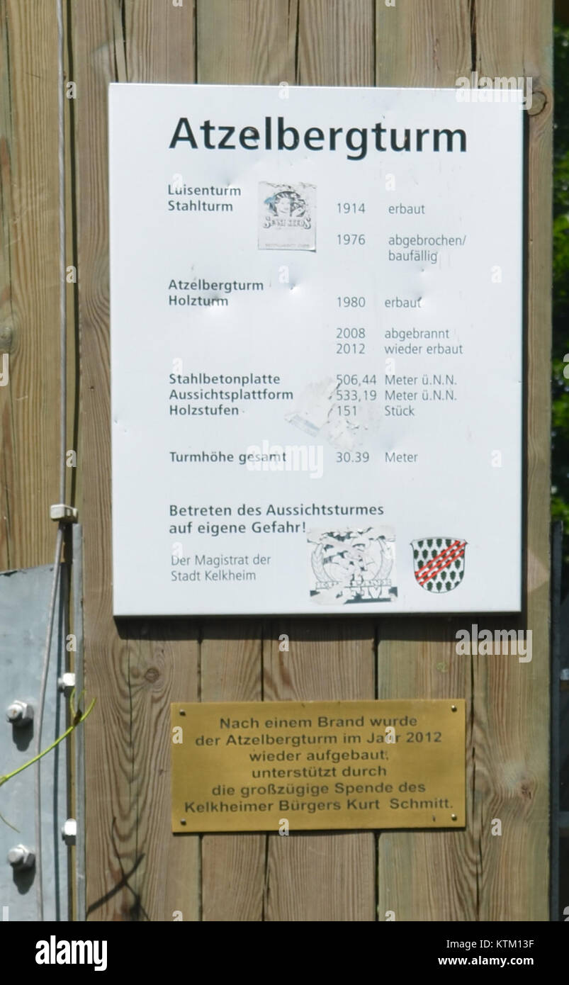 Atzelbergturm is a tower located in the German region, offering ...