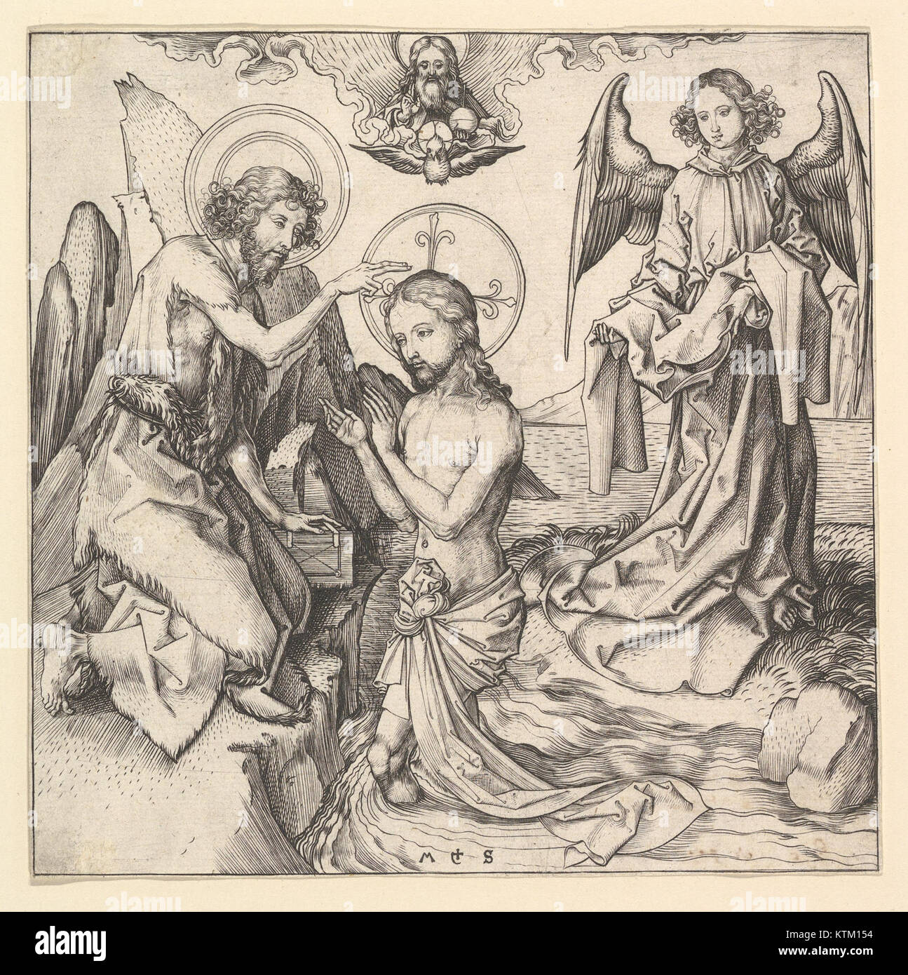 The 'Baptism of Christ' is a significant religious painting displayed ...