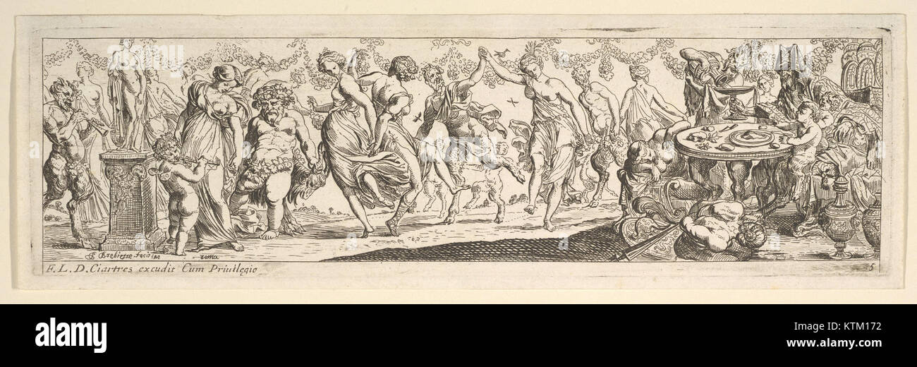 The Bacchanal, featured in the MET collection, is a classical painting ...