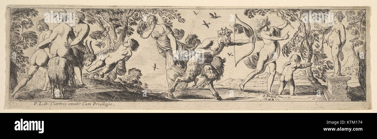 The Bacchanal, a painting in the MET collection, depicts a classical ...