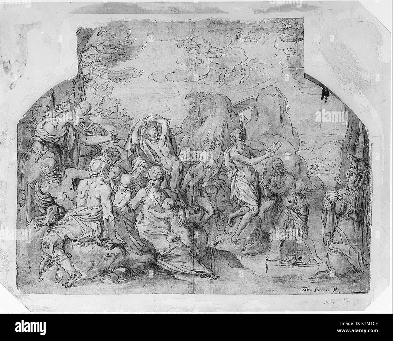 The 'Baptism of Christ' painting, housed in the MET collection, depicts ...