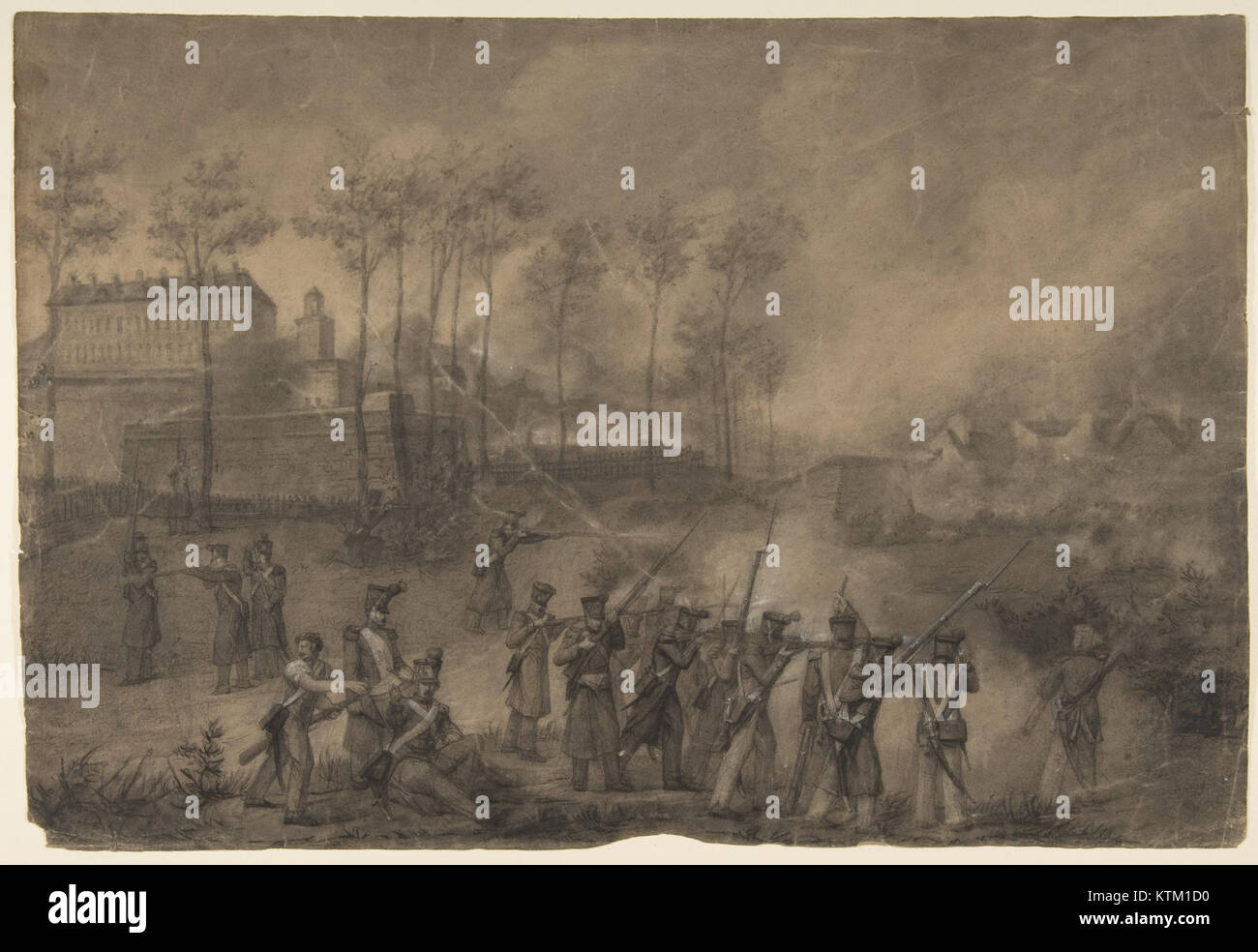 This battle scene artwork, housed in the Metropolitan Museum of Art ...