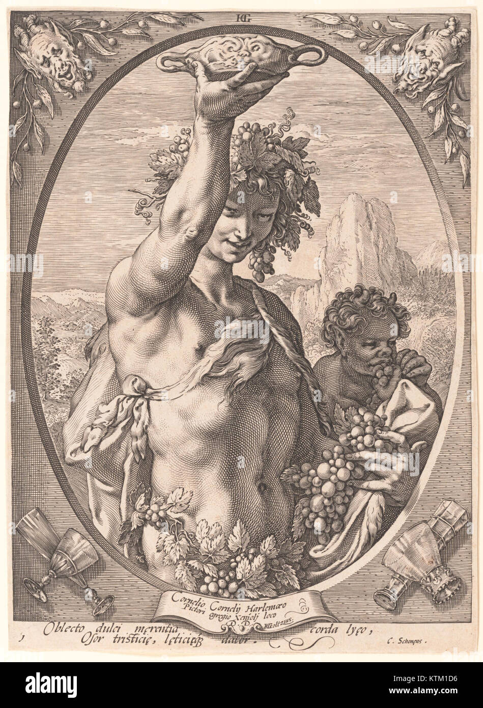 Bacchus, as depicted in this piece from the Metropolitan Museum of Art ...