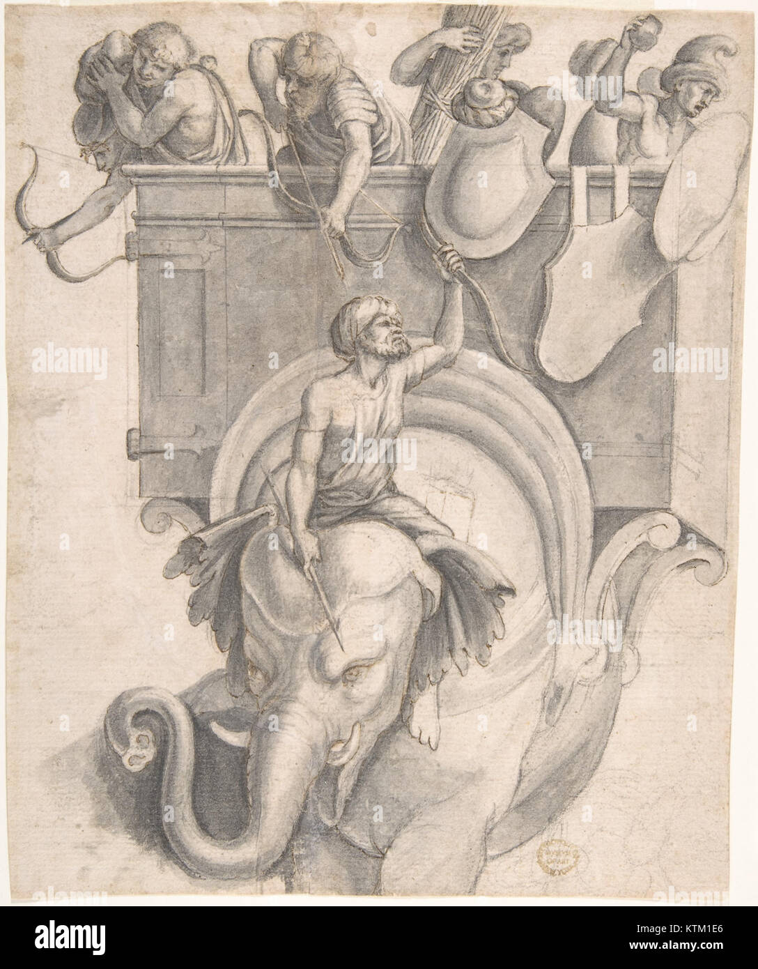 Elephant with soldiers hi-res stock photography and images - Alamy