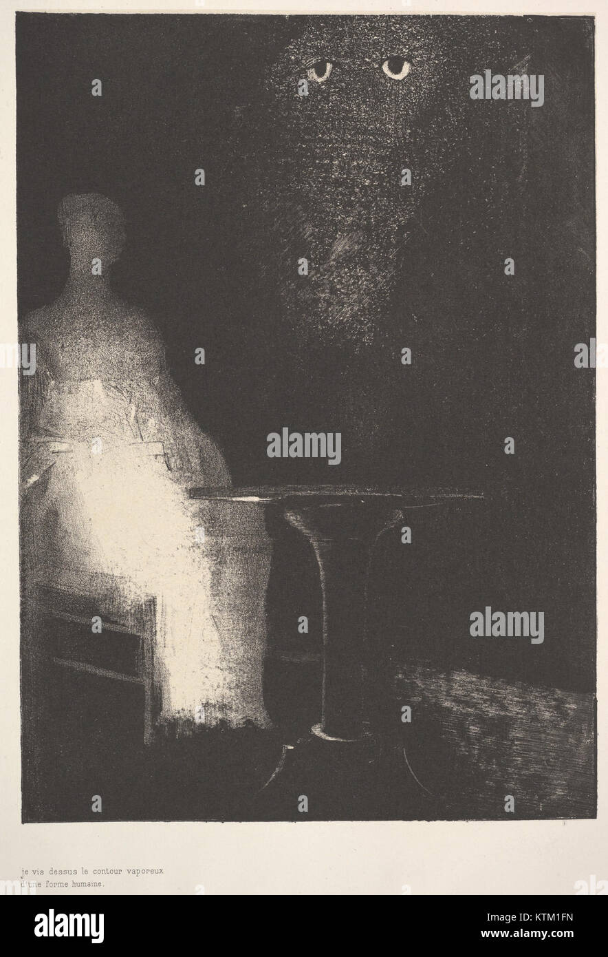 This image depicts the vaporous contours of a human form, captured in a ...