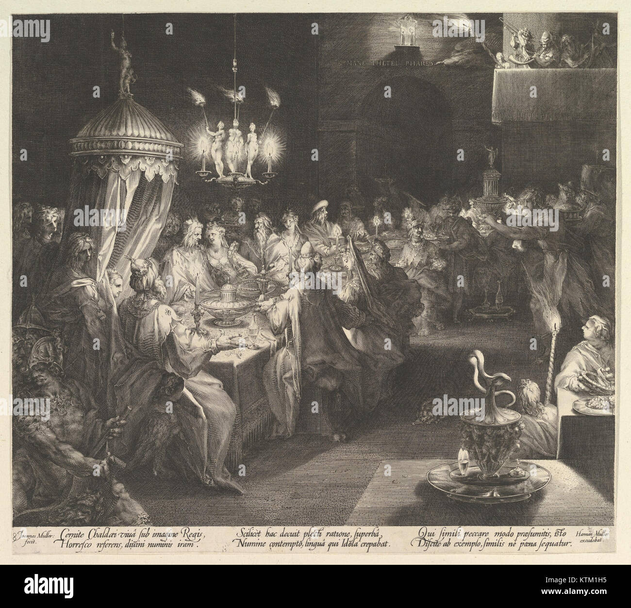 An artwork depicting Balthazarâ€™s Feast, part of the Metropolitan ...