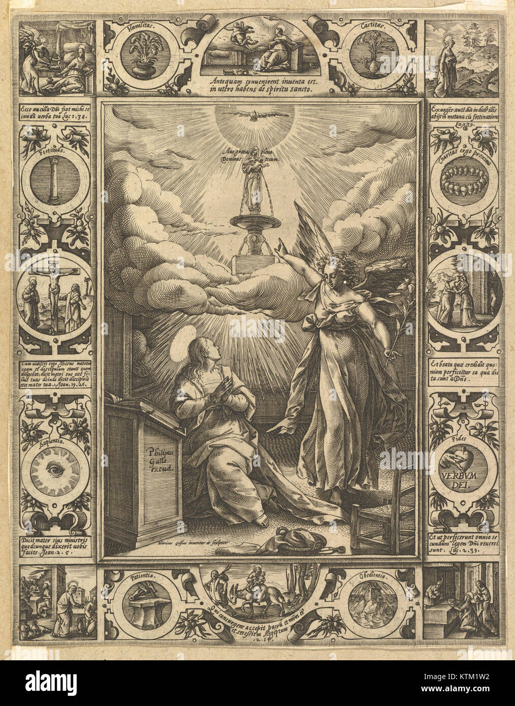 The painting 'Ave Maria' is part of the Allegorical Scenes on the Life ...