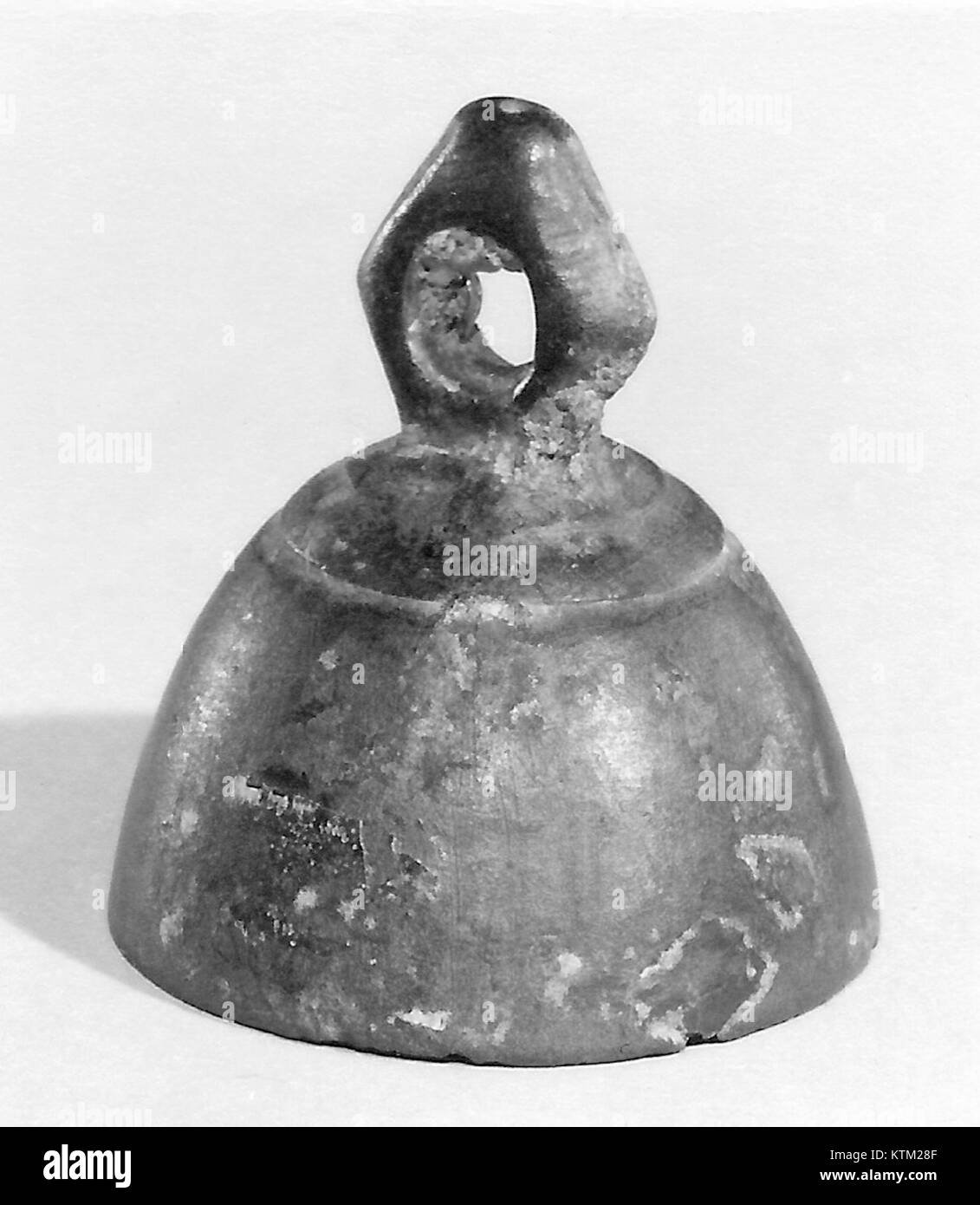 This is an image of a bell, cataloged under MET 202790. The bell is a ...